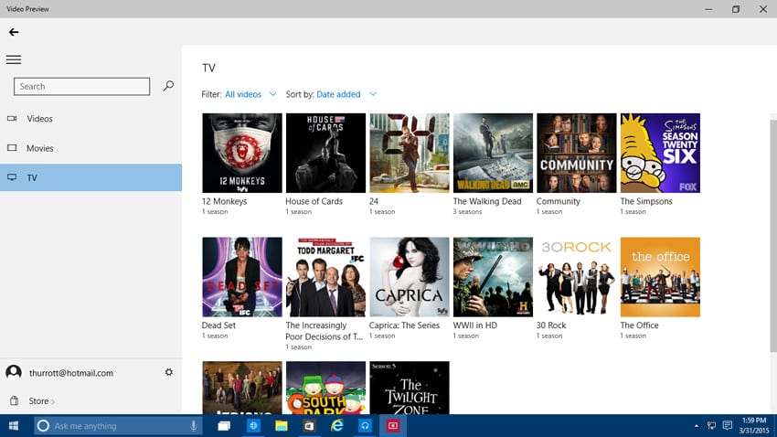 Windows 10 Technical Preview 2: Music and Video Preview Apps Now ...
