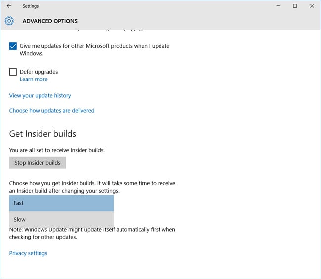 Windows 10 Tip: Get New Features and Updates Faster - Thurrott.com