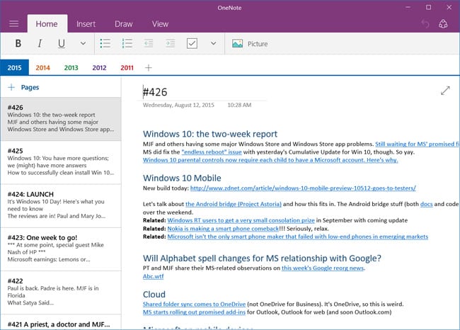 Windows 10 Tip: Choose the Right OneNote App - Thurrott.com