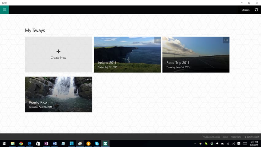 Microsoft Launches Sway with Windows 10 App - Thurrott.com Microsoft Launches Sway with Windows 10 App - Thurrott.com
