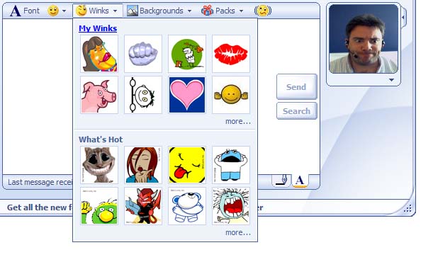 MSN Messenger - Winks (circa 2005) - Thurrott.com