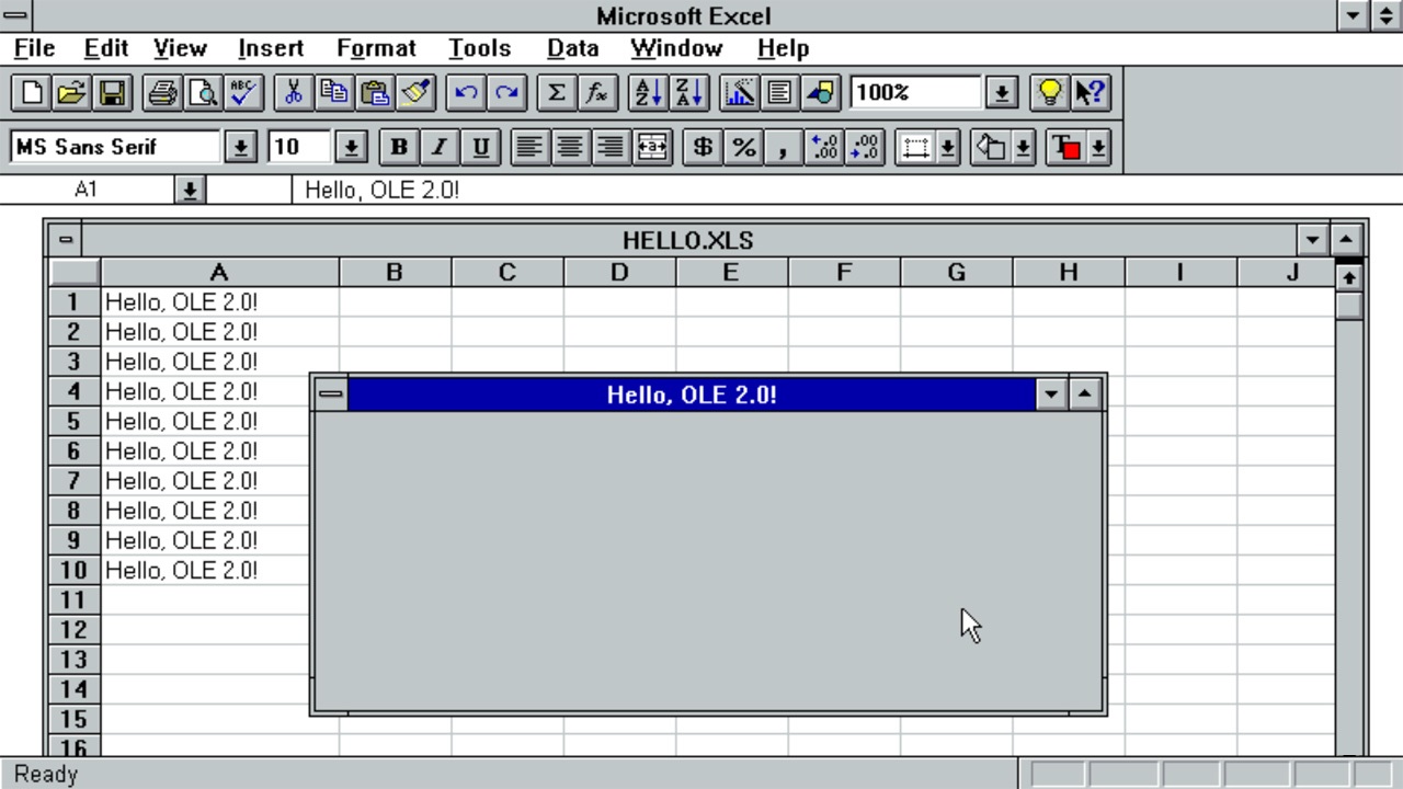 Programming Windows: Hello, OLE 2.0 (Premium) - Thurrott.com