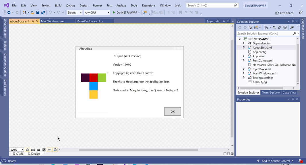 wpf-about-box - Thurrott.com