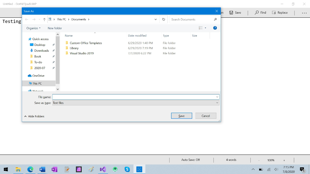 The Uwp Notepad Project Redux New Save And Save As Premium 5902