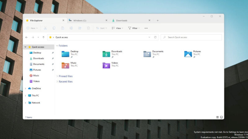 Windows 11 Version 22H2 to Get File Explorer Tabs and More New Features ...