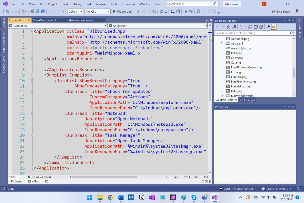 jump-list-xaml - Thurrott.com