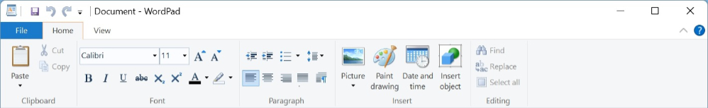 wordpad-ribbon - Thurrott.com