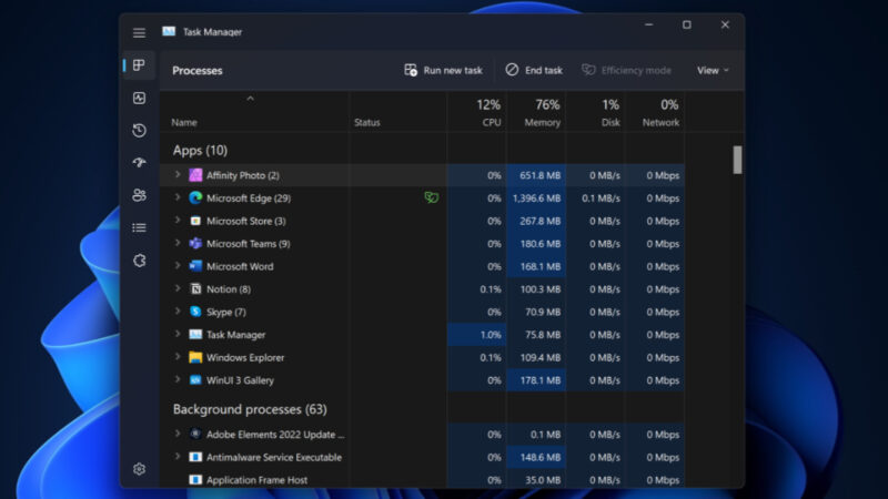 New in 22H2: Task Manager - Thurrott.com