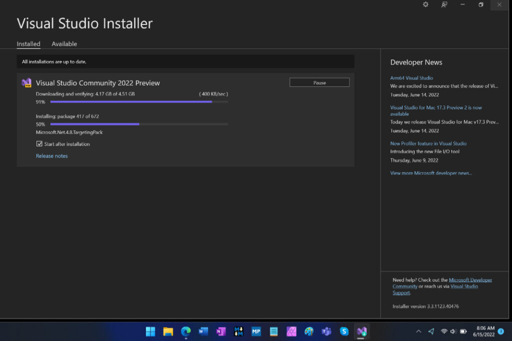 Hands-On with Visual Studio 2022 17.3 Preview 2 on Arm - Thurrott.com