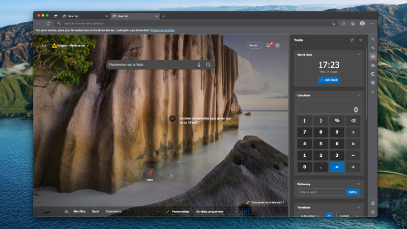 Microsoft Adds New Sidebar to its Edge Browser - Thurrott.com