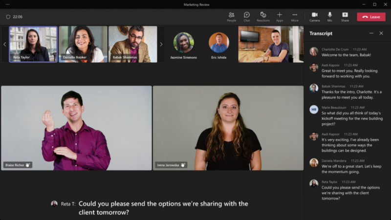 Microsoft Teams Adds Sign Language View for Meetings - Thurrott.com