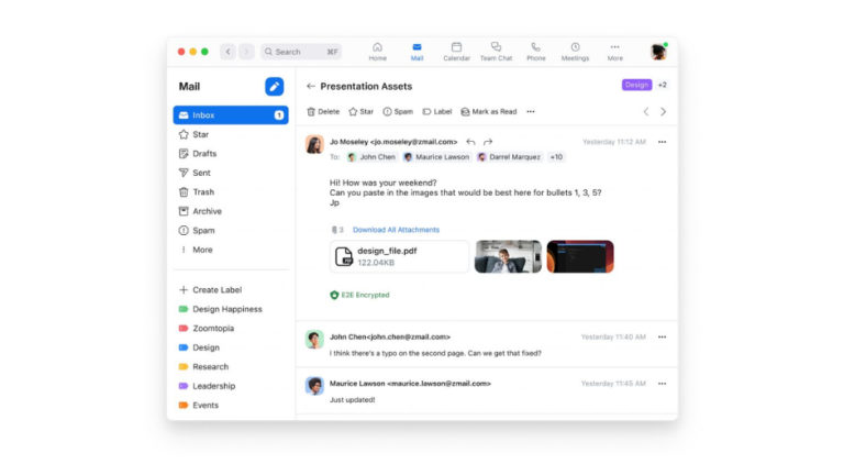 Zoom Mail and Calendar Products Launch in Beta - Thurrott.com