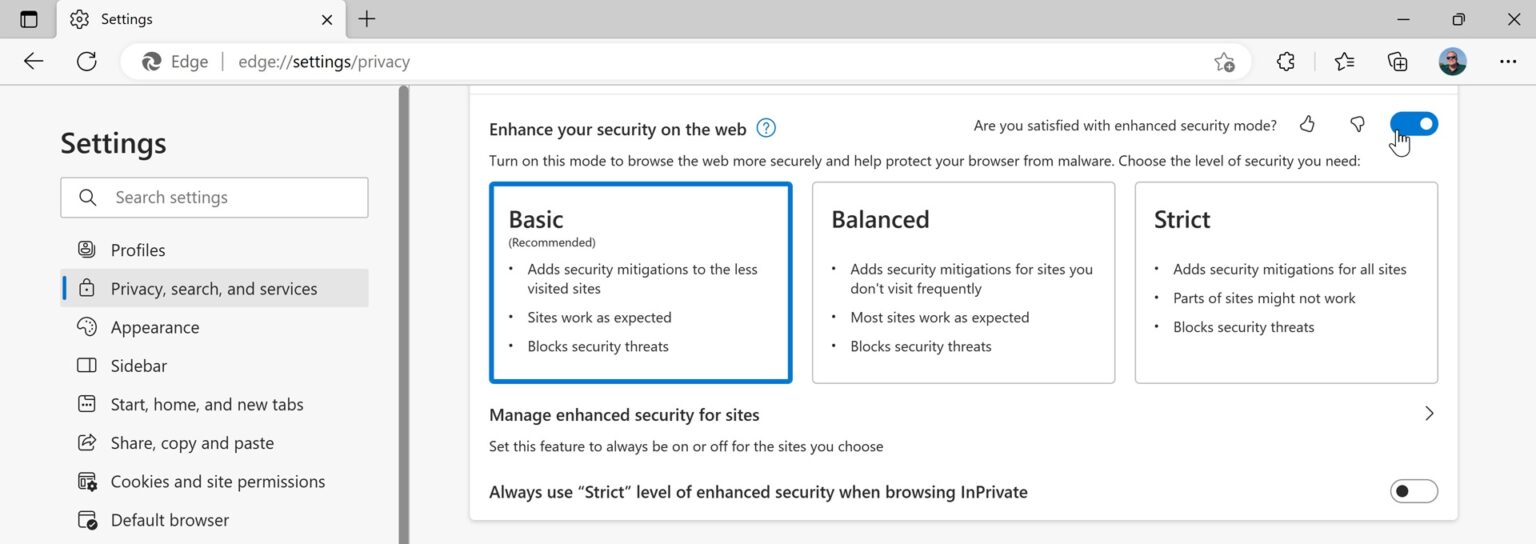 Microsoft Edge Security and Privacy - Thurrott.com
