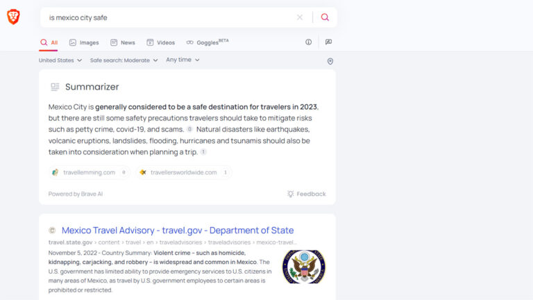 Brave Search Adds AI-Powered Summarizer - Thurrott.com
