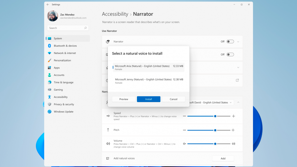 Windows 11 Build 22631.1835 Brings More Natural Narrator voices Windows 11 Build 22631.1835 Brings More Natural Narrator voices