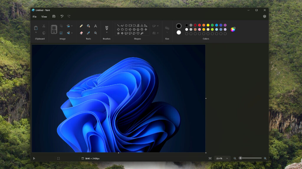Paint Adds Dark Mode Support for Windows Insiders
