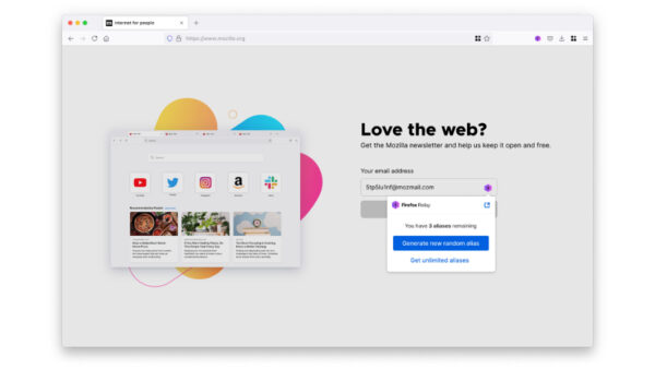 Firefox Relay Improves Privacy With In-Browser Email Masks