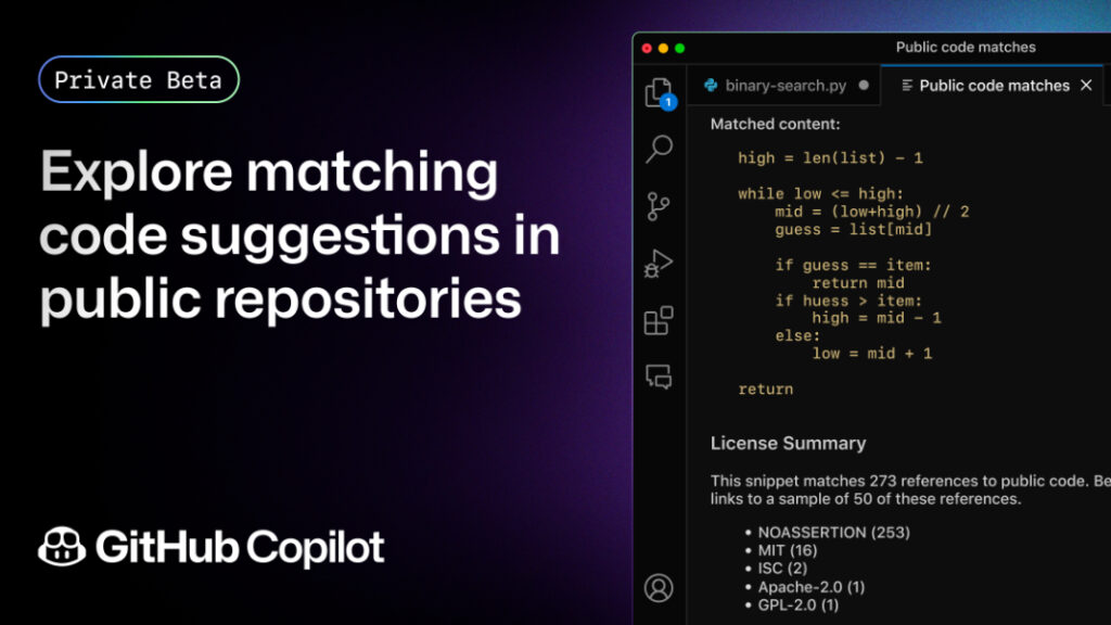 GitHub Copilot Adds Code Referencing Tool in Beta