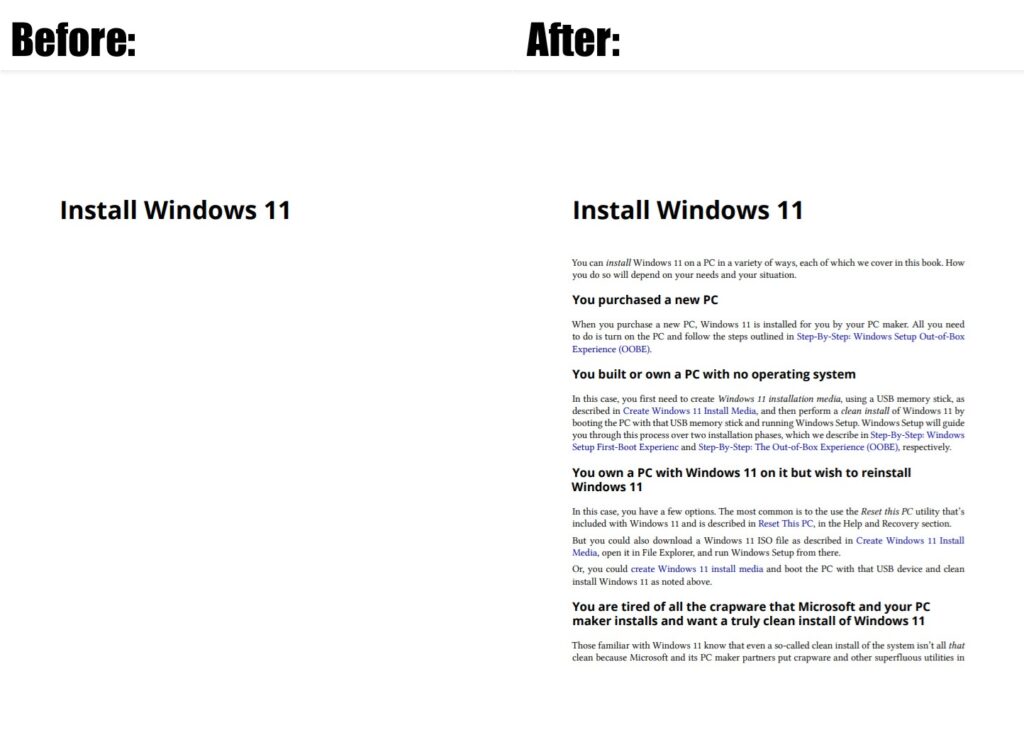 Windows 11 Field Guide Update: Initial Progress on 23H2 Content ...
