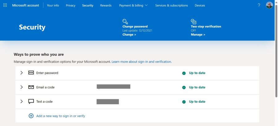 Secure Your Microsoft Account - Thurrott.com