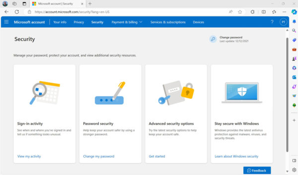Tip: Properly Secure Your Microsoft Account - Thurrott.com