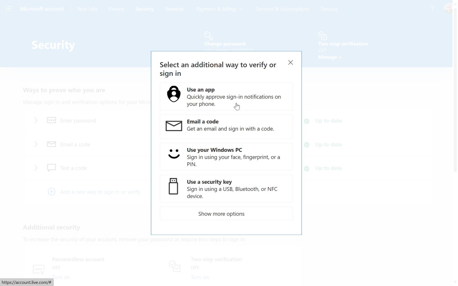 Secure Your Microsoft Account - Thurrott.com