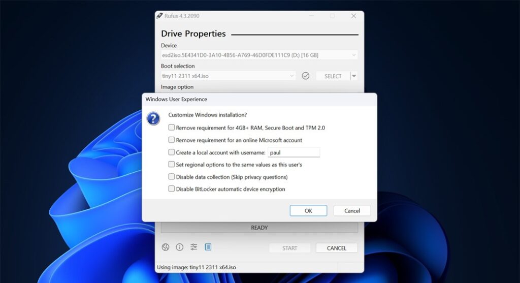 Hands-On with Tiny11 2311 - Thurrott.com