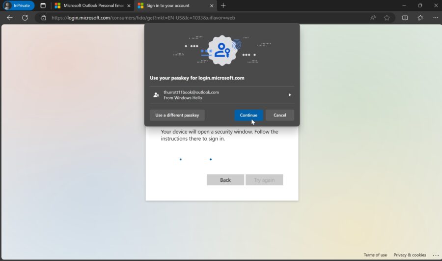 Tip: Use Passkeys With Your Microsoft Account - Thurrott.com