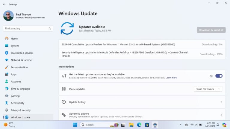 Windows 11 Gets Its April 2024 Week D Preview Update - Thurrott.com