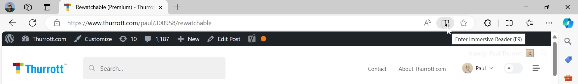 immersive-reader-button - Thurrott.com