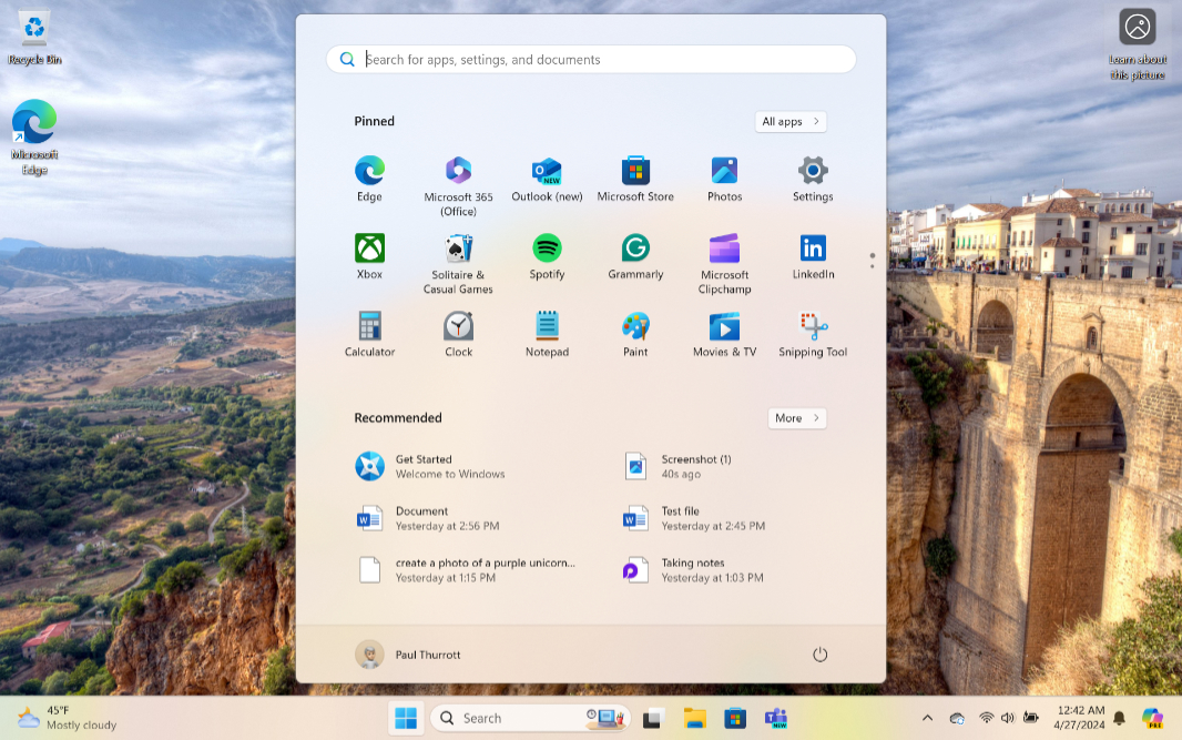 24h2-start-desktop - Thurrott.com