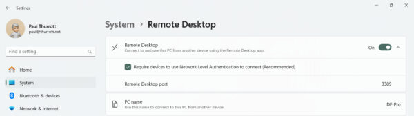 Tip: The Remote Desktop Workaround - Thurrott.com