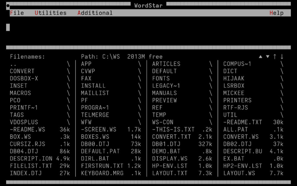 WordStar 7 for MS-DOS is Now Available for Free in Complete Archive ...