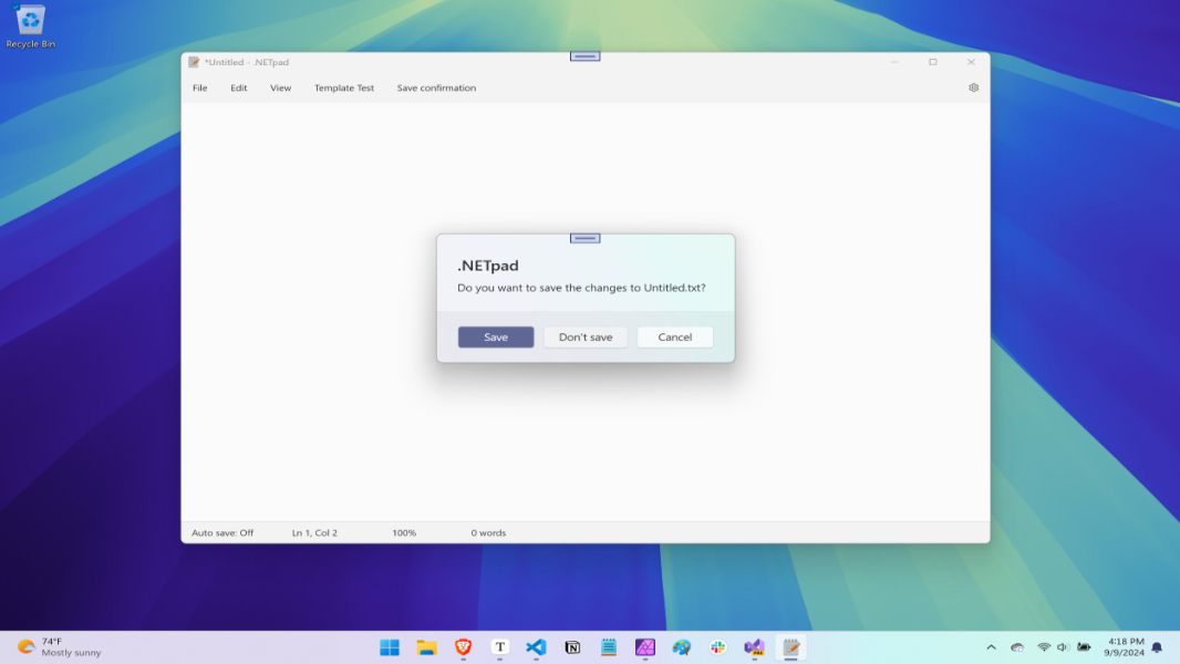 Modernizing .NETpad Step-By-Step, Part 5: Custom Dialogs (Premium) - Thurrott.com