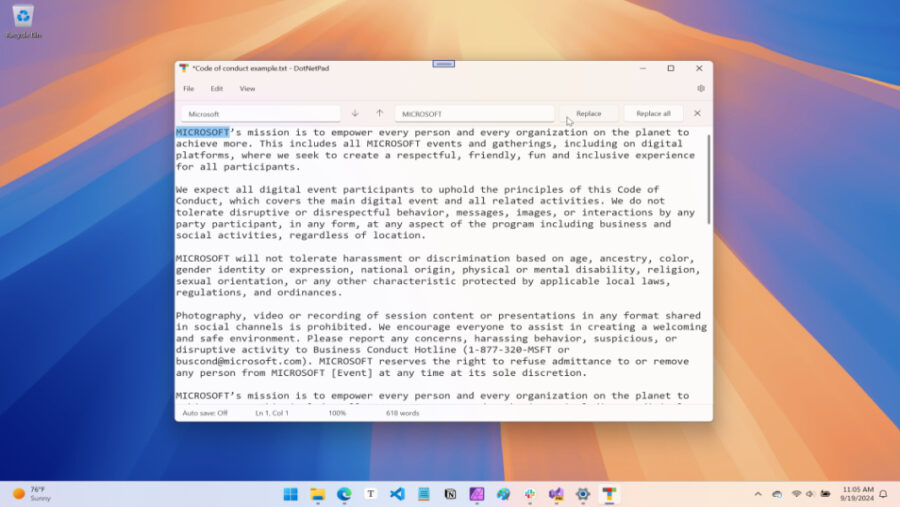 Modernizing .NETpad Step-By-Step, Part 8: Replace and Replace All