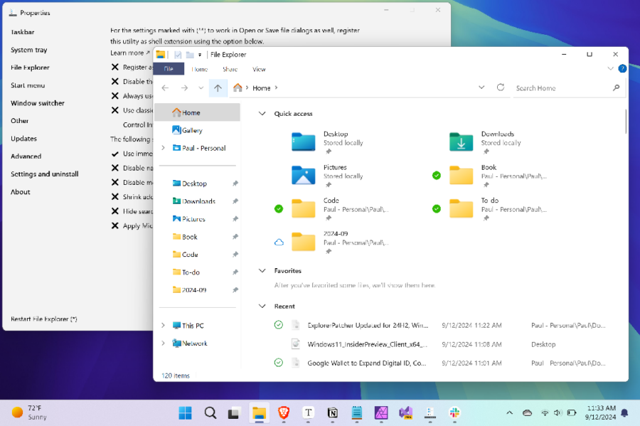 ExplorerPatcher Updated for 24H2, Windows 11 on Arm - Thurrott.com