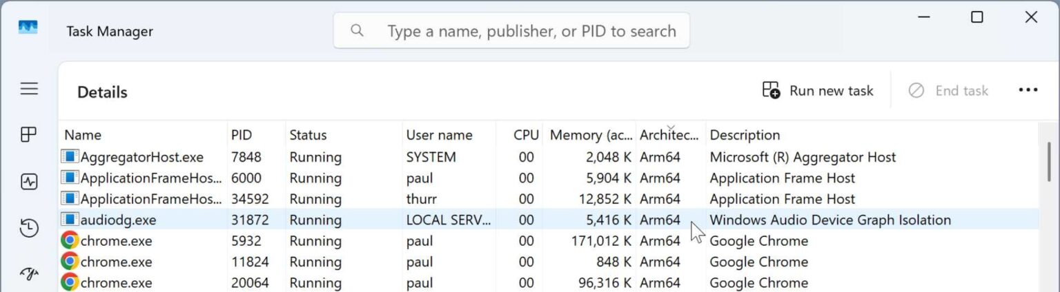 Task Manager (24H2) - Thurrott.com