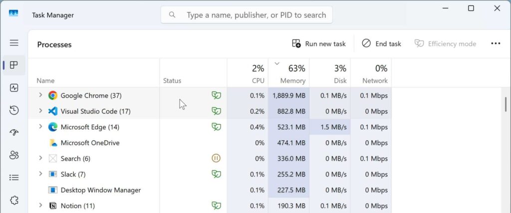 Task Manager (24H2) - Thurrott.com