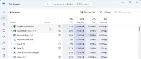 Task Manager (24H2) - Thurrott.com