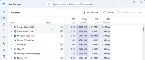 Task Manager (24H2) - Thurrott.com