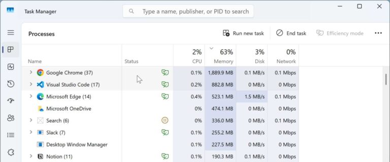 Task Manager (24H2) - Thurrott.com