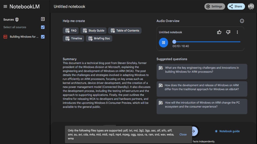 Google's NotebookLM Now Broadly Available with Audio Overview Customizations - Thurrott.com