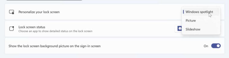 Customize the Lock and Sign-In Screens (24H2) - Thurrott.com