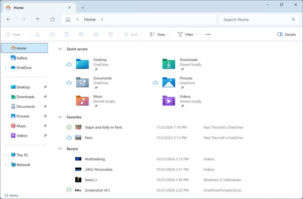 File Explorer (24H2) - Thurrott.com