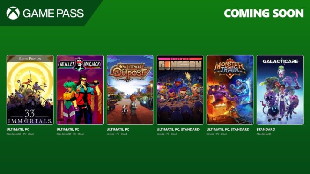 Microsoft Reveals New Game Pass Games Coming in March