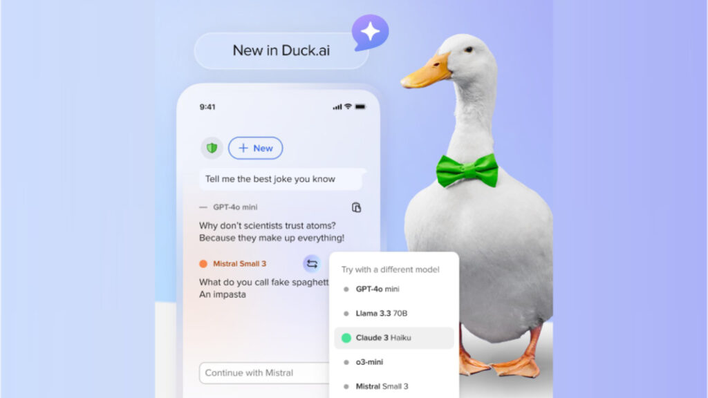 DuckDuckGo's Duck.ai Now Supports Model Switching - Thurrott.com