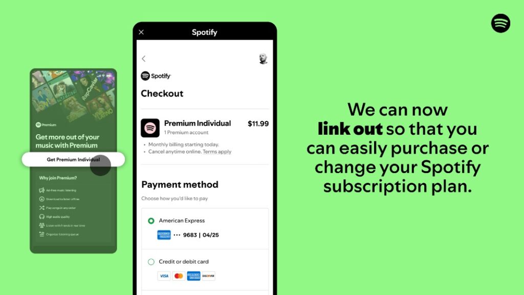 Apple Approves Spotify's US Update With External Payment Options
