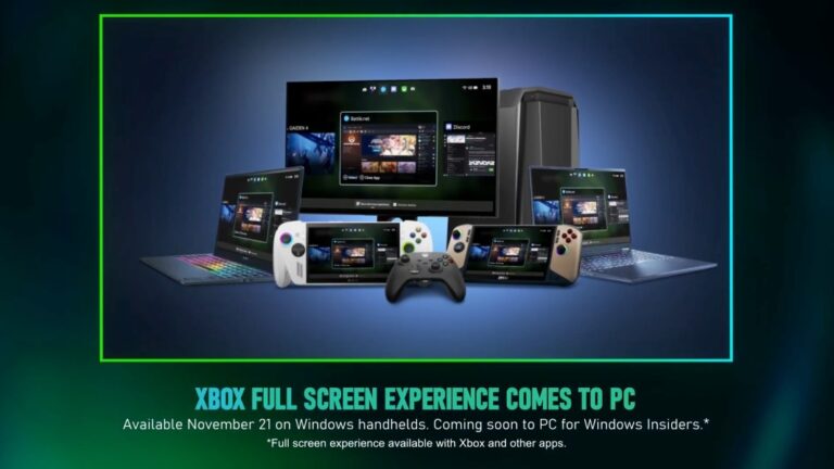 Xbox Full Screen Experience is Coming to All Windows Handhelds Tomorrow