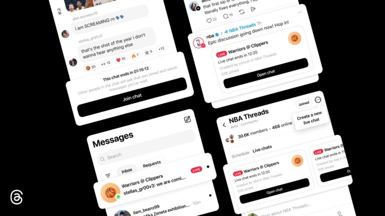 Threads Launches Public Group Chats for Live Events - Thurrott.com
