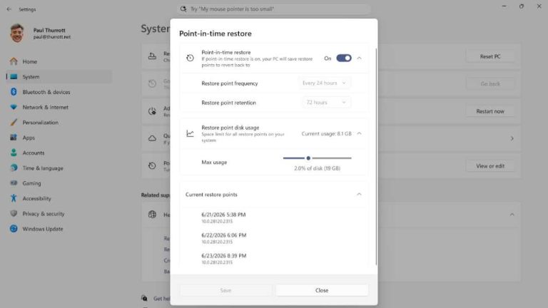 point-in-time-restore - Thurrott.com